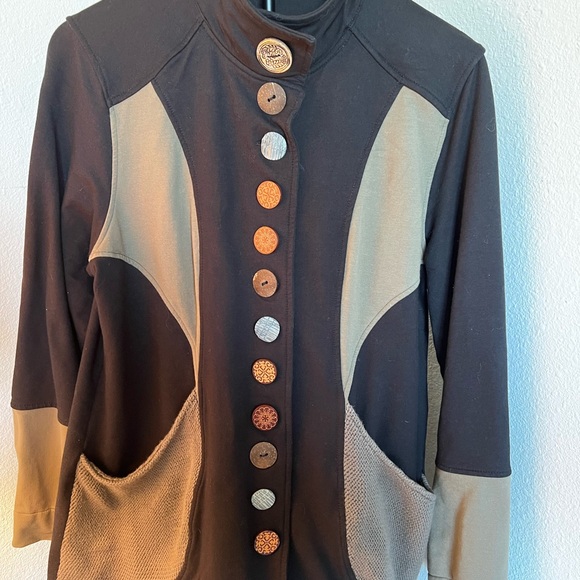 neon buddha | Jackets & Coats | Neon Buddha Knit Blazer Jacket Cool ...